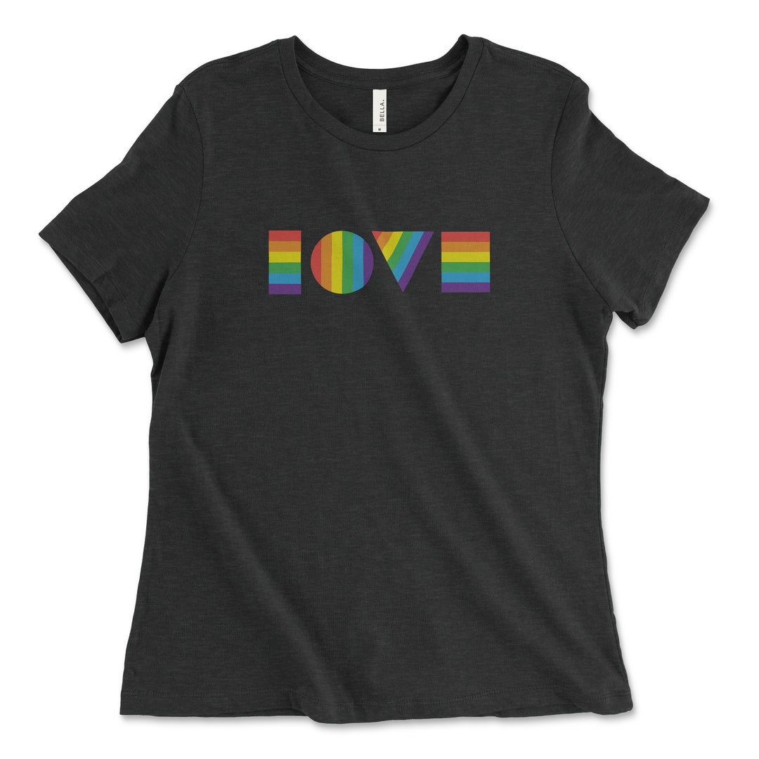 LGBTQ LOVE T-shirt Women's LGBT Shirt Lesbian Pride Shirt Gay Pride ...