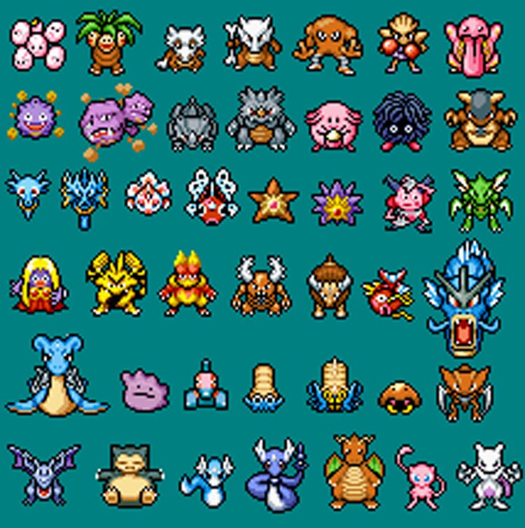 1st Generation 102-151 Pokemon Perlers Mystery Dungeon - Etsy