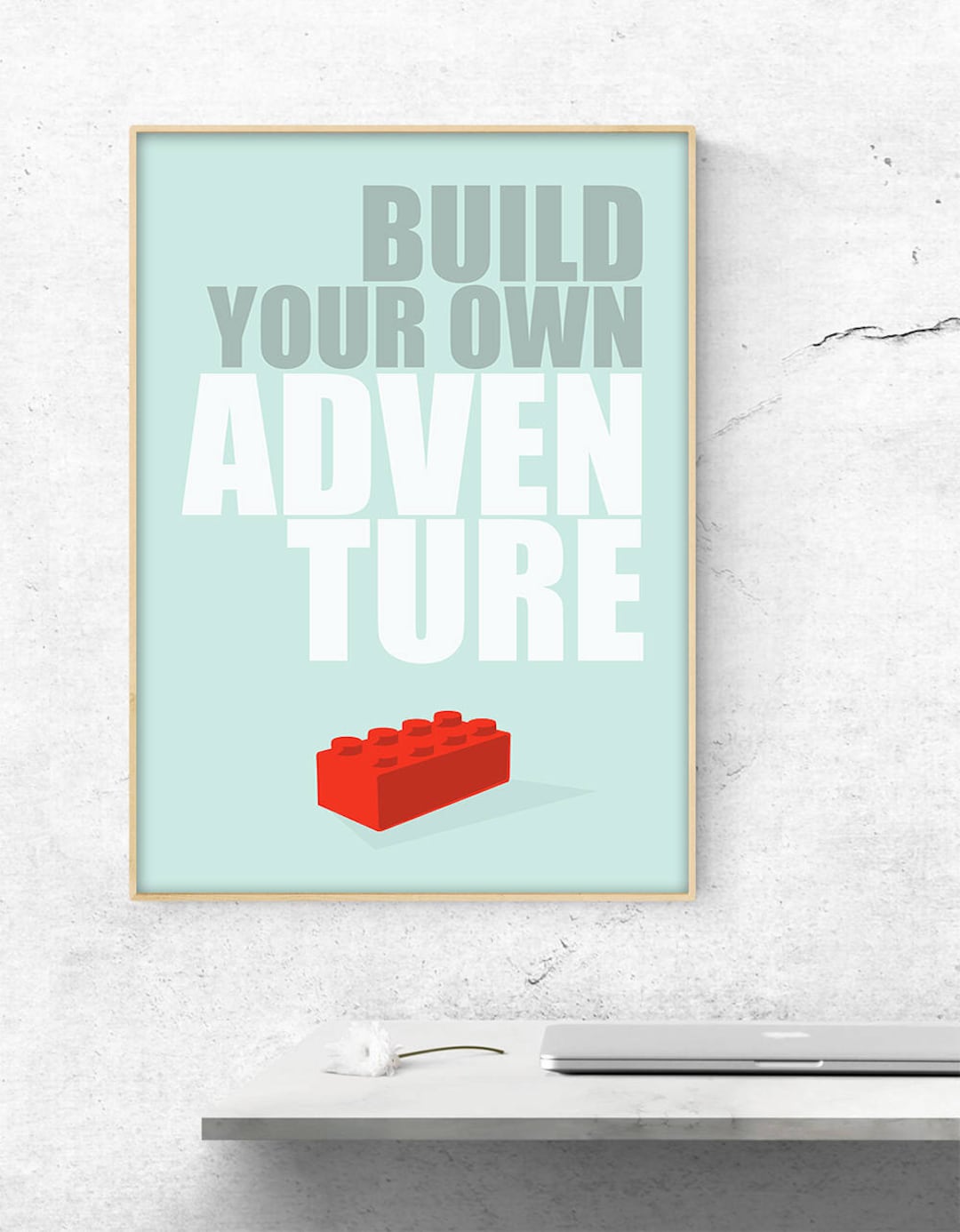 Motivational Wall Art, Build Your Own Adventure, Building Blocks ...