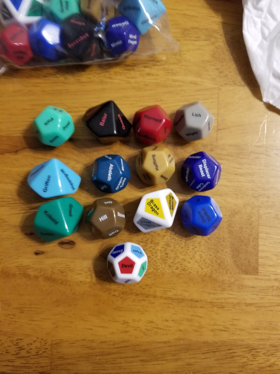 RPG Random Encounter Dice - Etsy