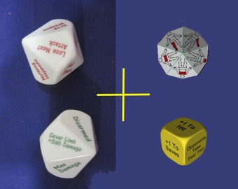 RPG Critical Hit and Fumble Dice Tabletop Gaming Game Roll - Etsy