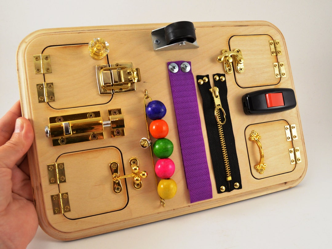 Travel Busy Board Activity Board Montessori for Boys Toy - Etsy