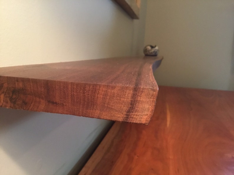 Live Edge Shelf Live Edge Floating Shelf Custom Orders - Etsy