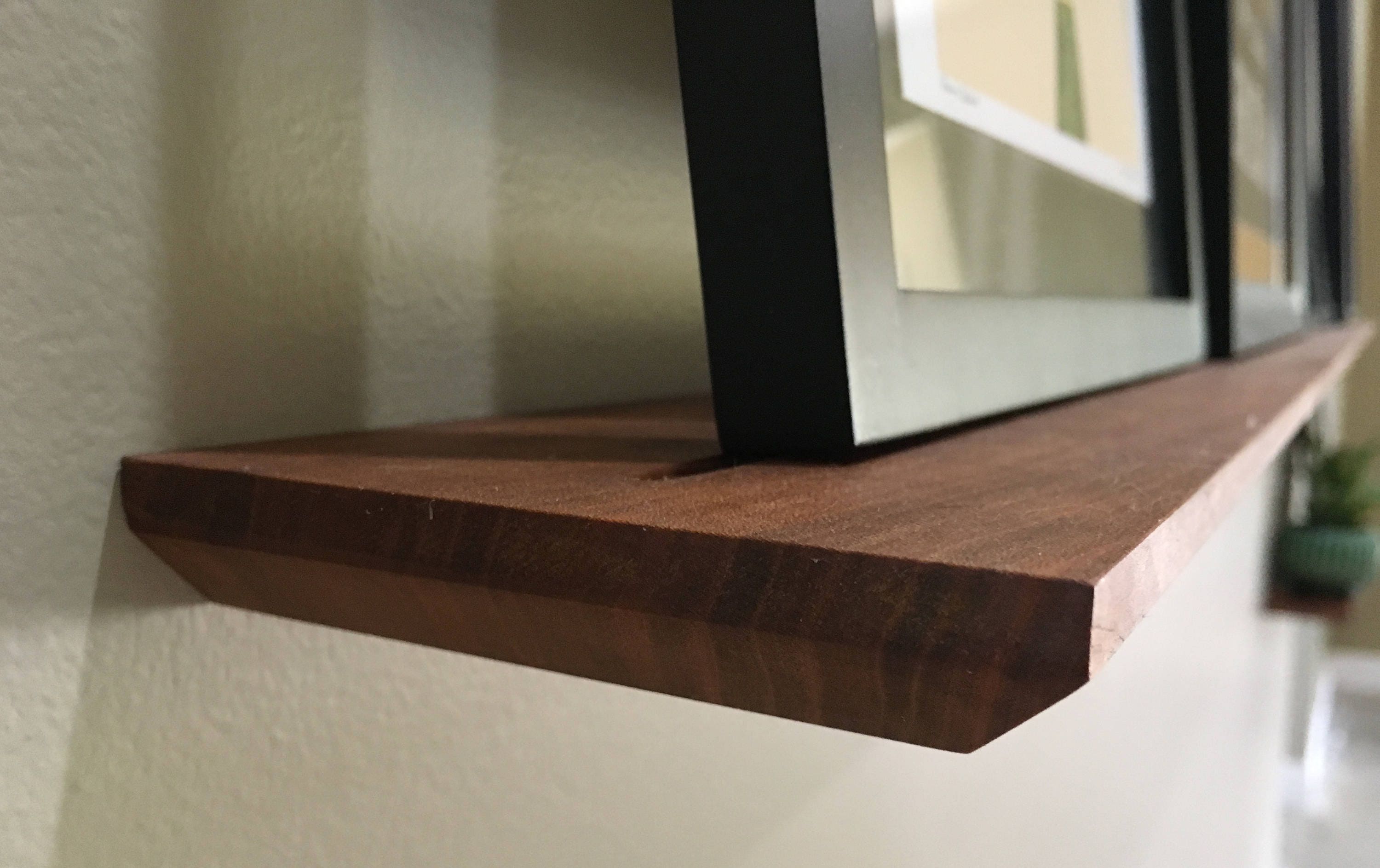 Floating Shelf Slim Floating Shelf Gemini - Etsy Canada