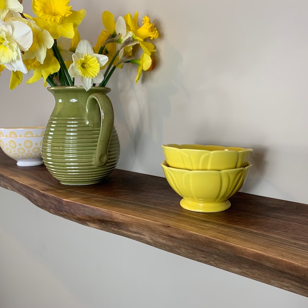 Live Edge Shelving - Etsy