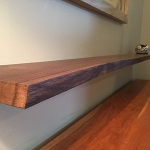 Live Edge Floating Shelf Live Edge Shelf Custom Orders | Etsy Canada