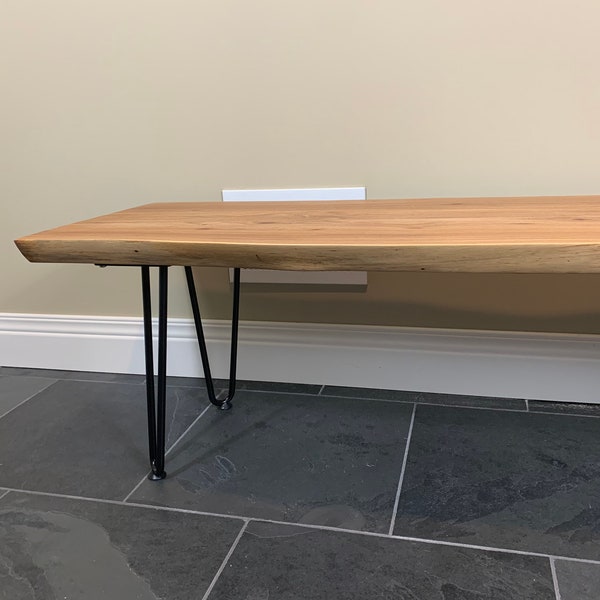 Live Edge Bench - Etsy