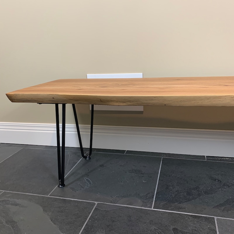 Live Edge Bench - Etsy