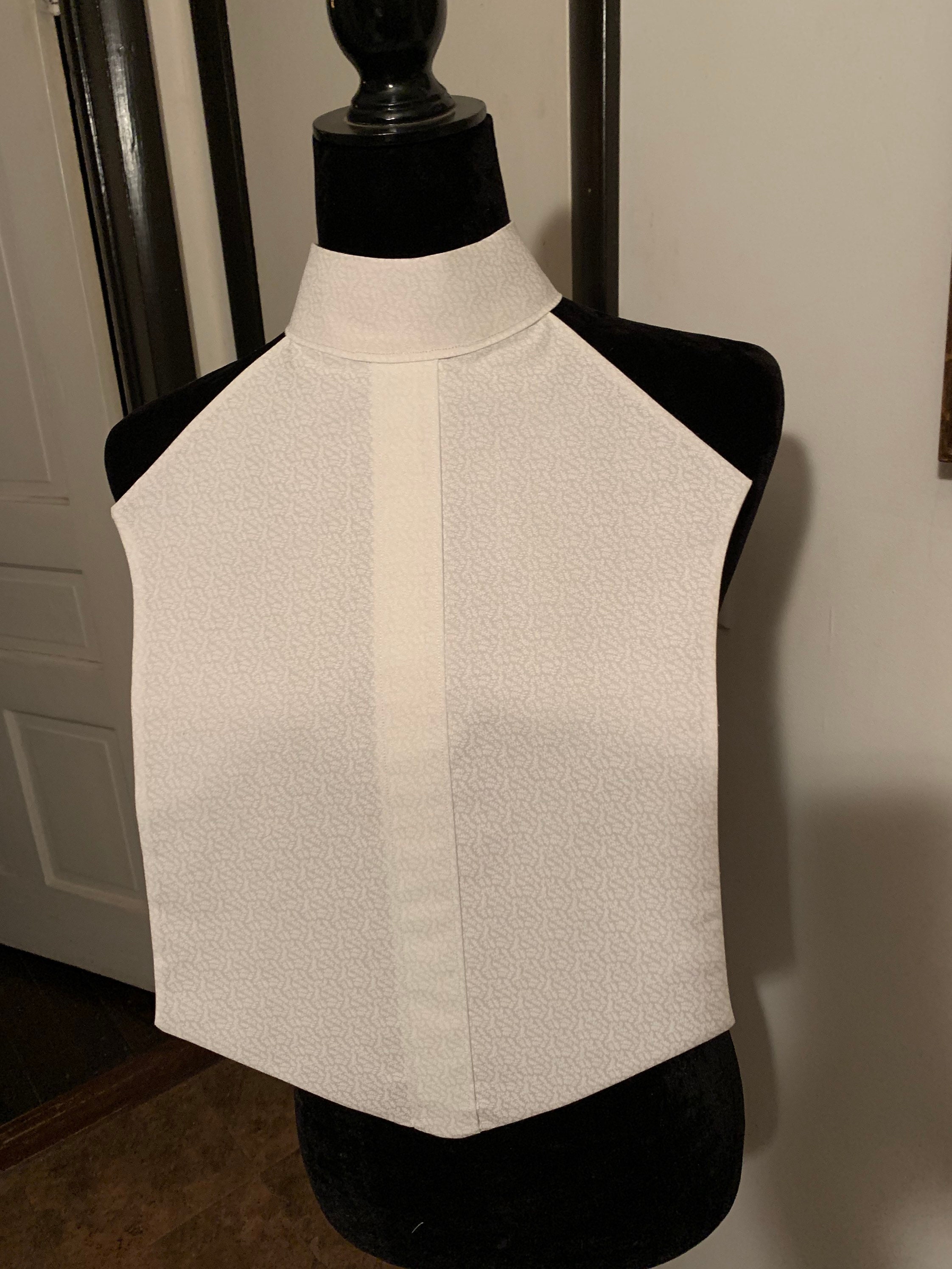 New Hunt Seat Show Dickie Reversible Ratcatcher White Pinstripe W ...