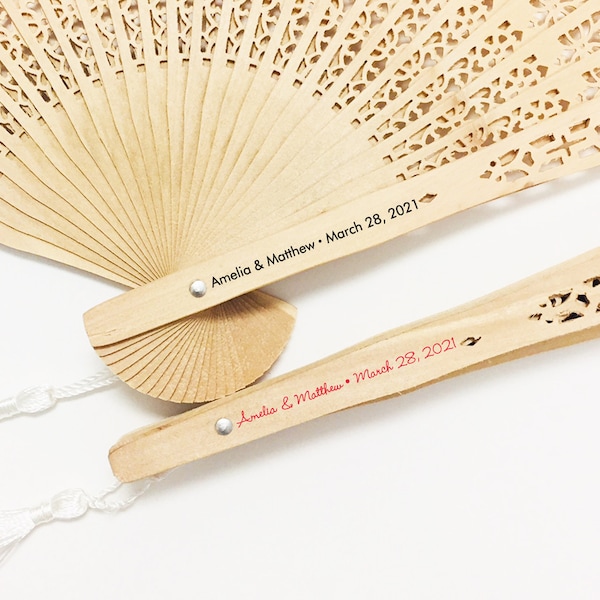 Personalized Fans - Etsy