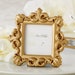 Set of 6 Gold Baroque Place Card/photo Holders/mini Frames Royal-themed ...