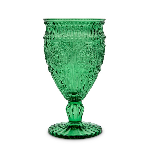 Green Pressed Glass Etsy
