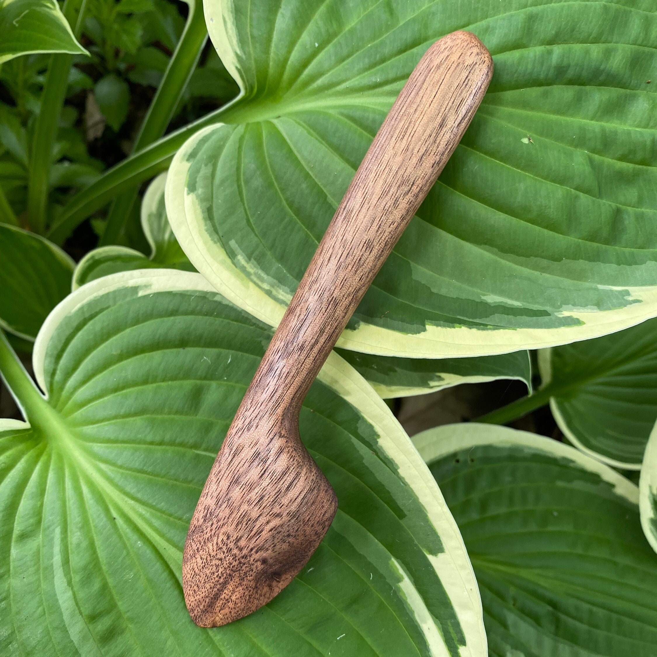 Walnut Wood Spreader | Hand Carved Wooden Utensil | Traditional Wood ...