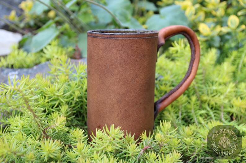 Black Jack Blackjack Leather Mug Leather Cup | Etsy
