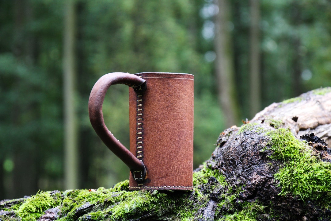 Black Jack Blackjack Leather Mug Leather Cup - Etsy