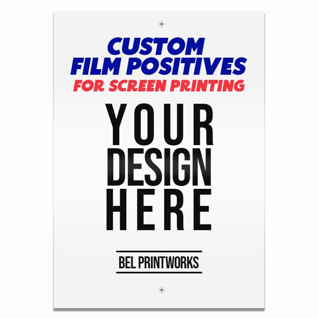 Film Transparencies, Screen Printing Film Positives, Custom Prints ...