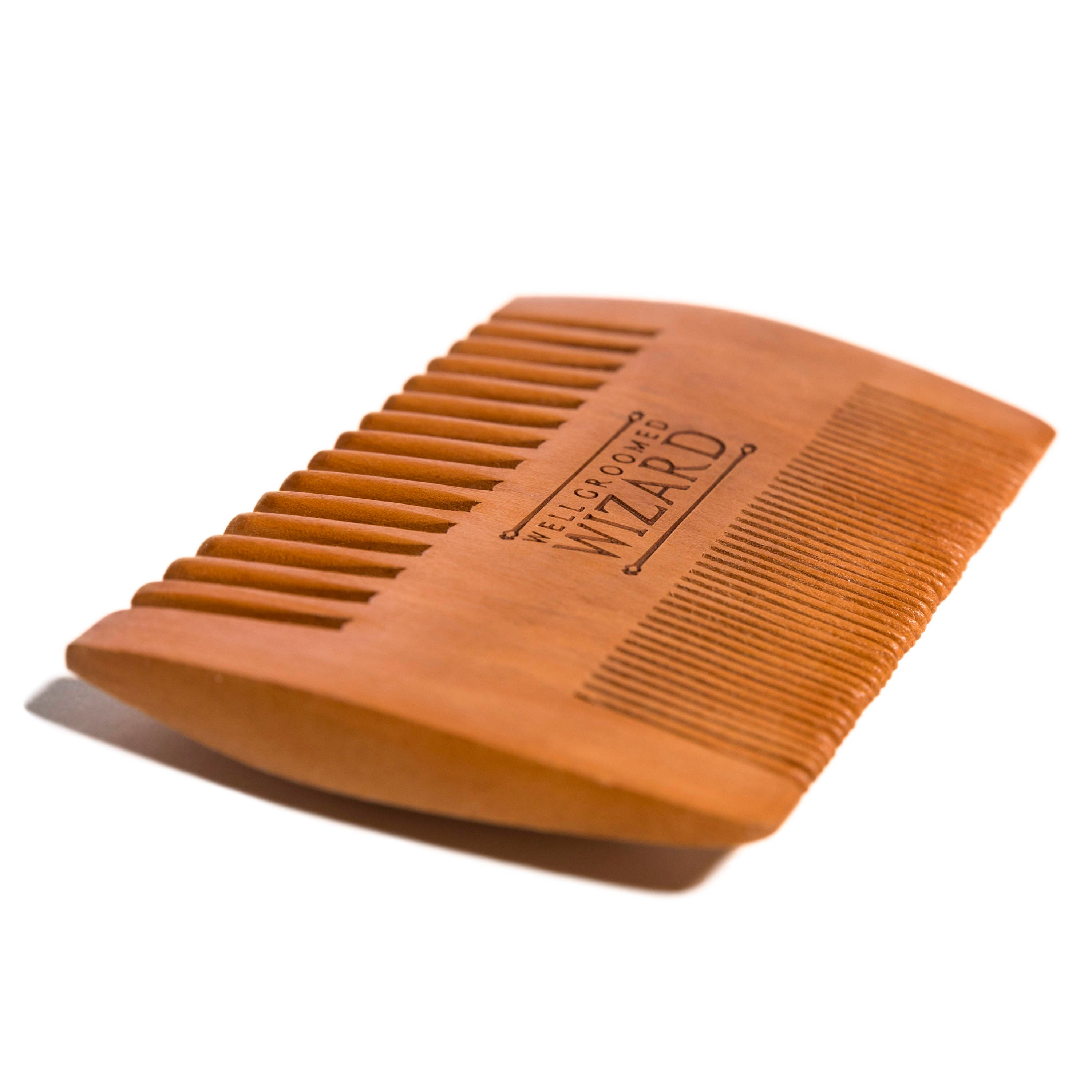 Beard Comb, Wooden Anti Static Double Sided Beard and Hair Comb by Well ...