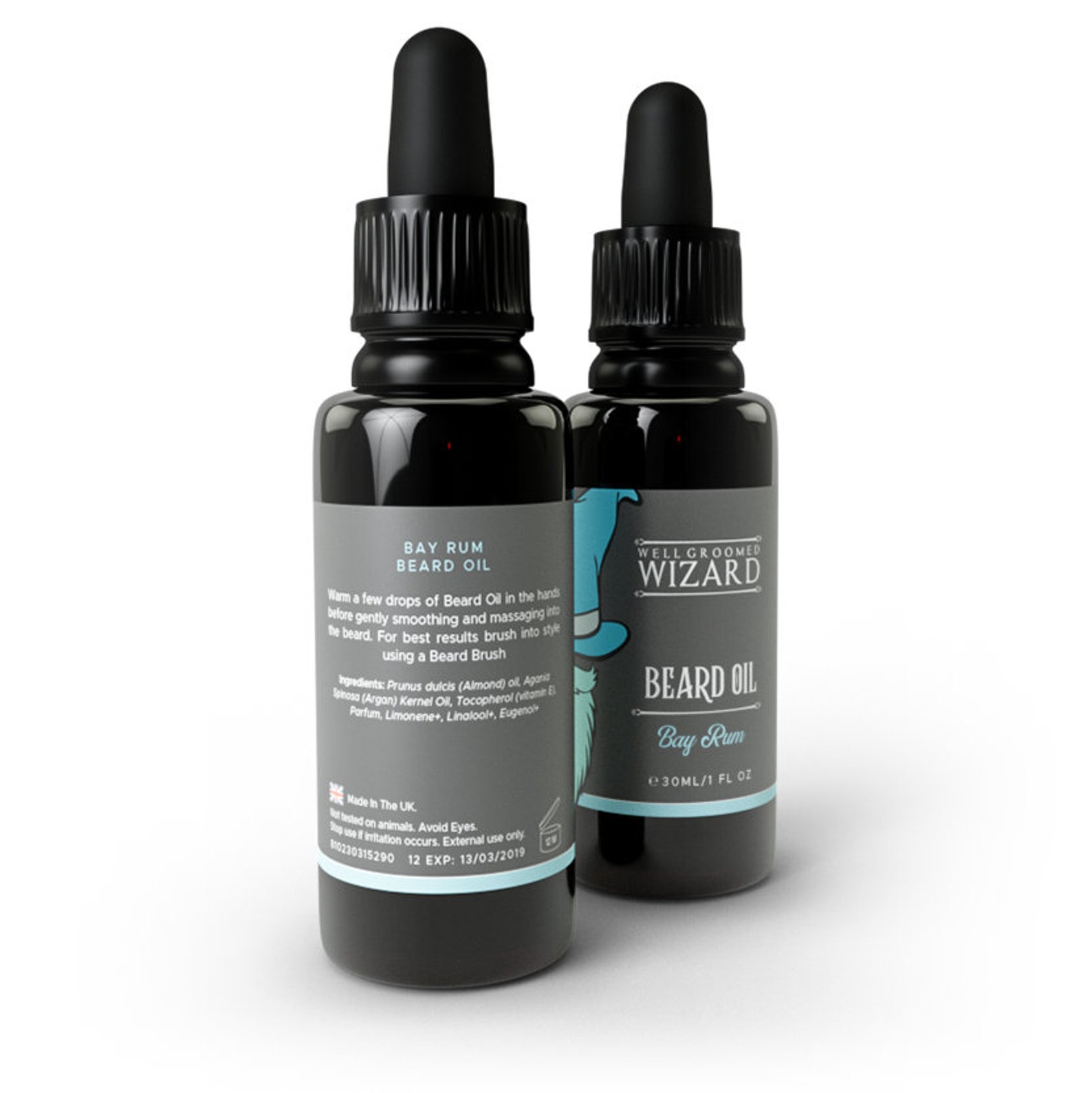 Beard Oil Bay Rum 30ml by Well Groomed Wizard - Etsy