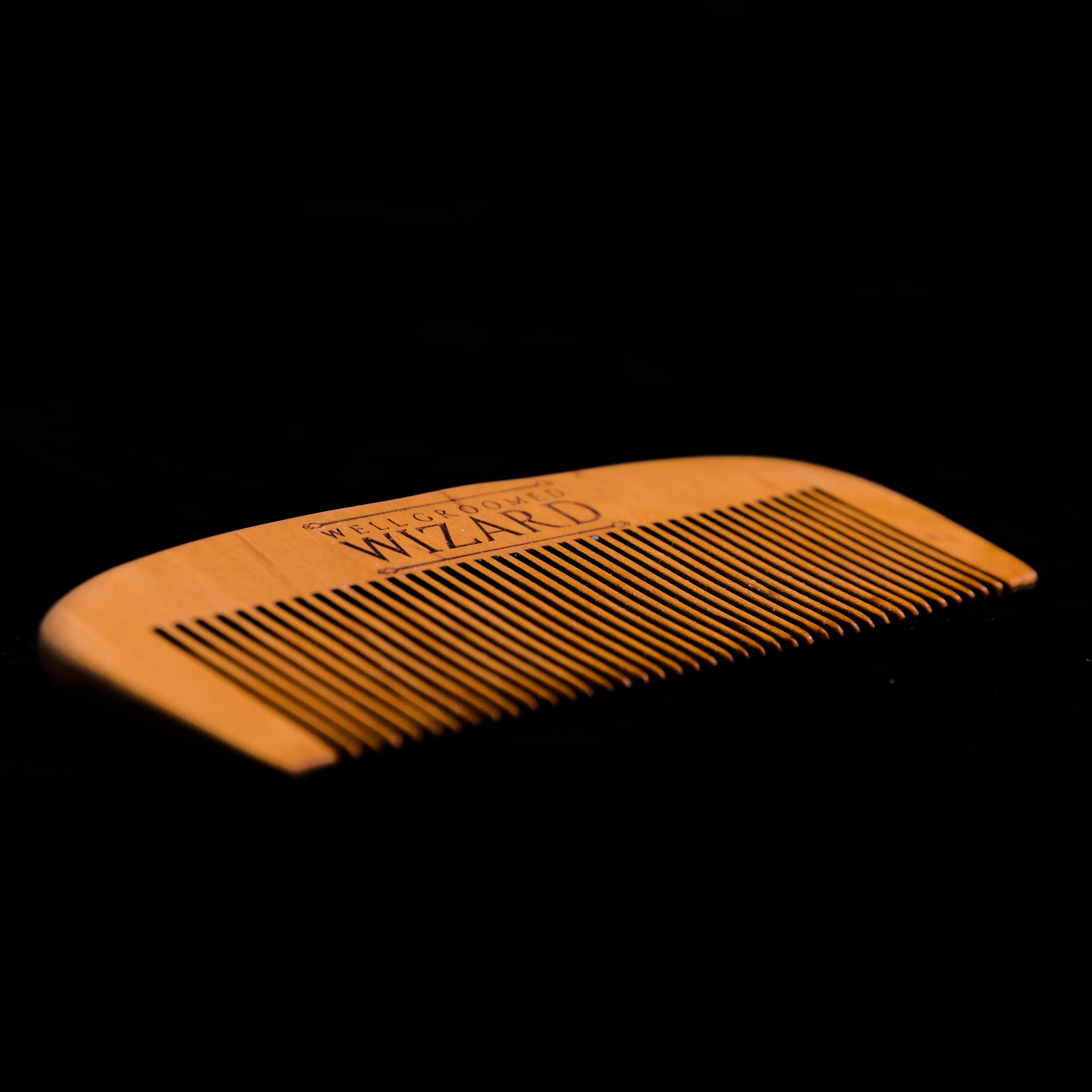 Beard Comb Wooden Anti Static Classic Beard and Hair Comb by - Etsy