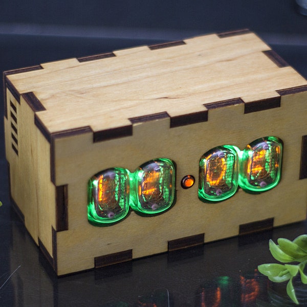 Wooden Case Nixie Clock - Etsy