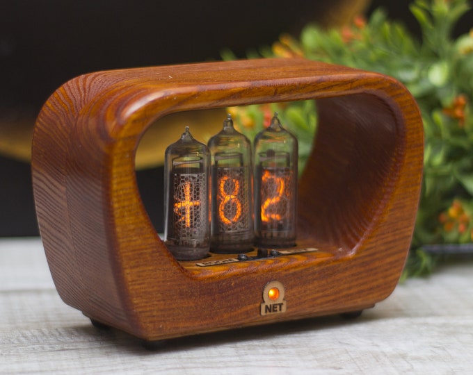 Nixie Lamp Thermometer With Wi-fi. Room and City Temperature. Mid ...