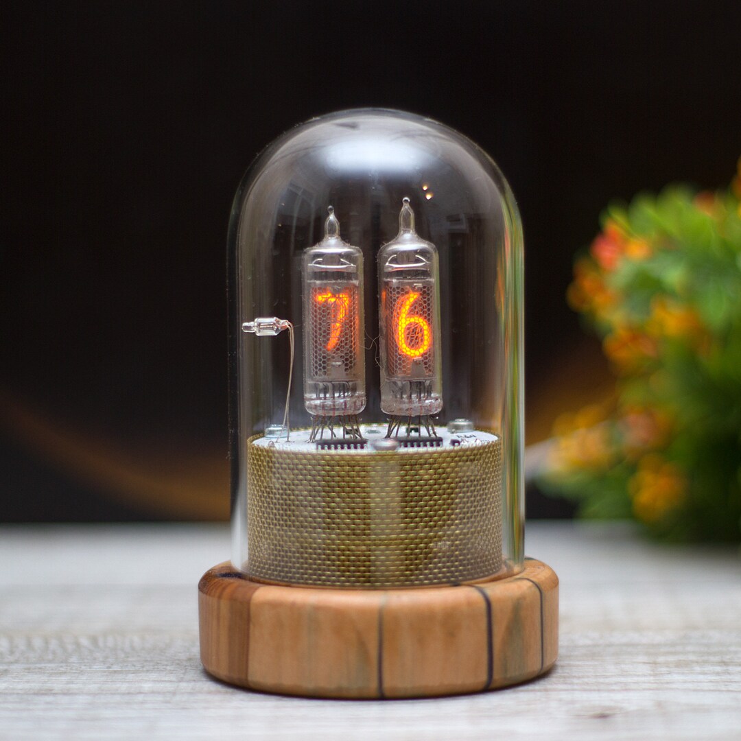 Nixie Lamp Thermometer With Wi-fi. Room and City Temperature. Mid ...