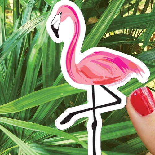 Flamingo Sticker - Etsy