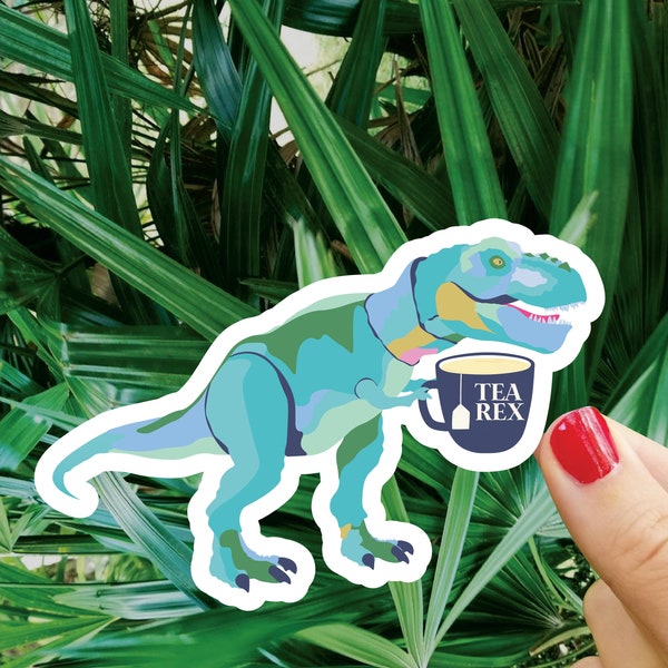 Tea Rex - Etsy