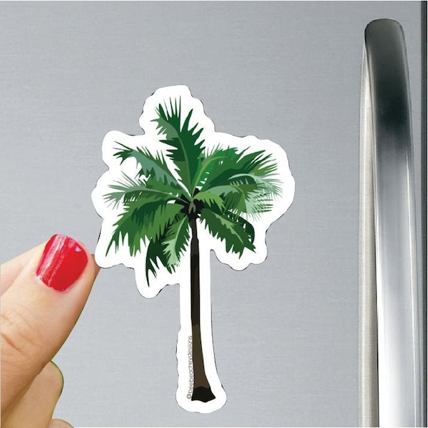 Palm Tree Magnets - Etsy