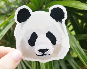 Panda decal | Etsy