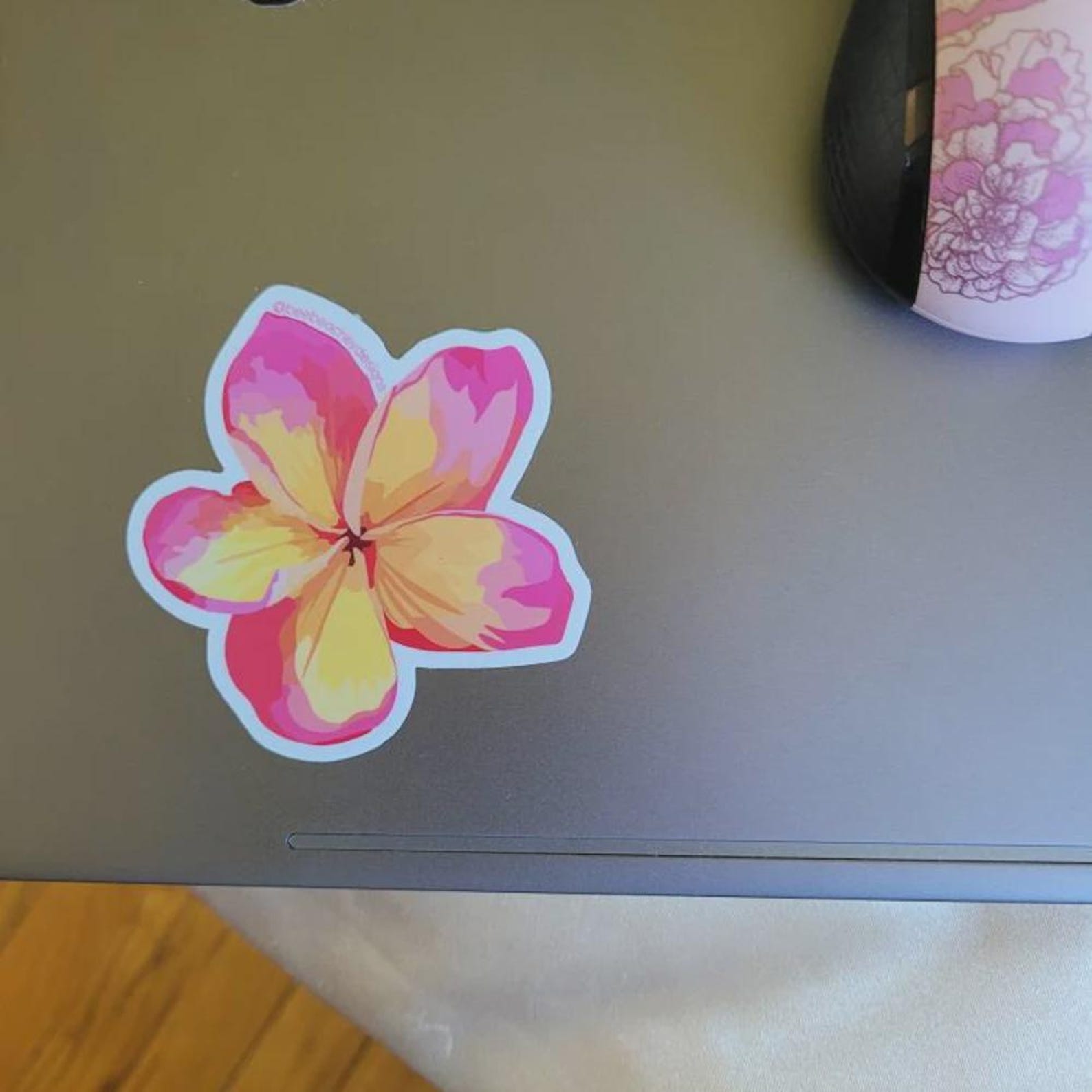 Tropical Flower Sticker - Etsy