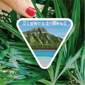 Diamond Head Sticker - Etsy
