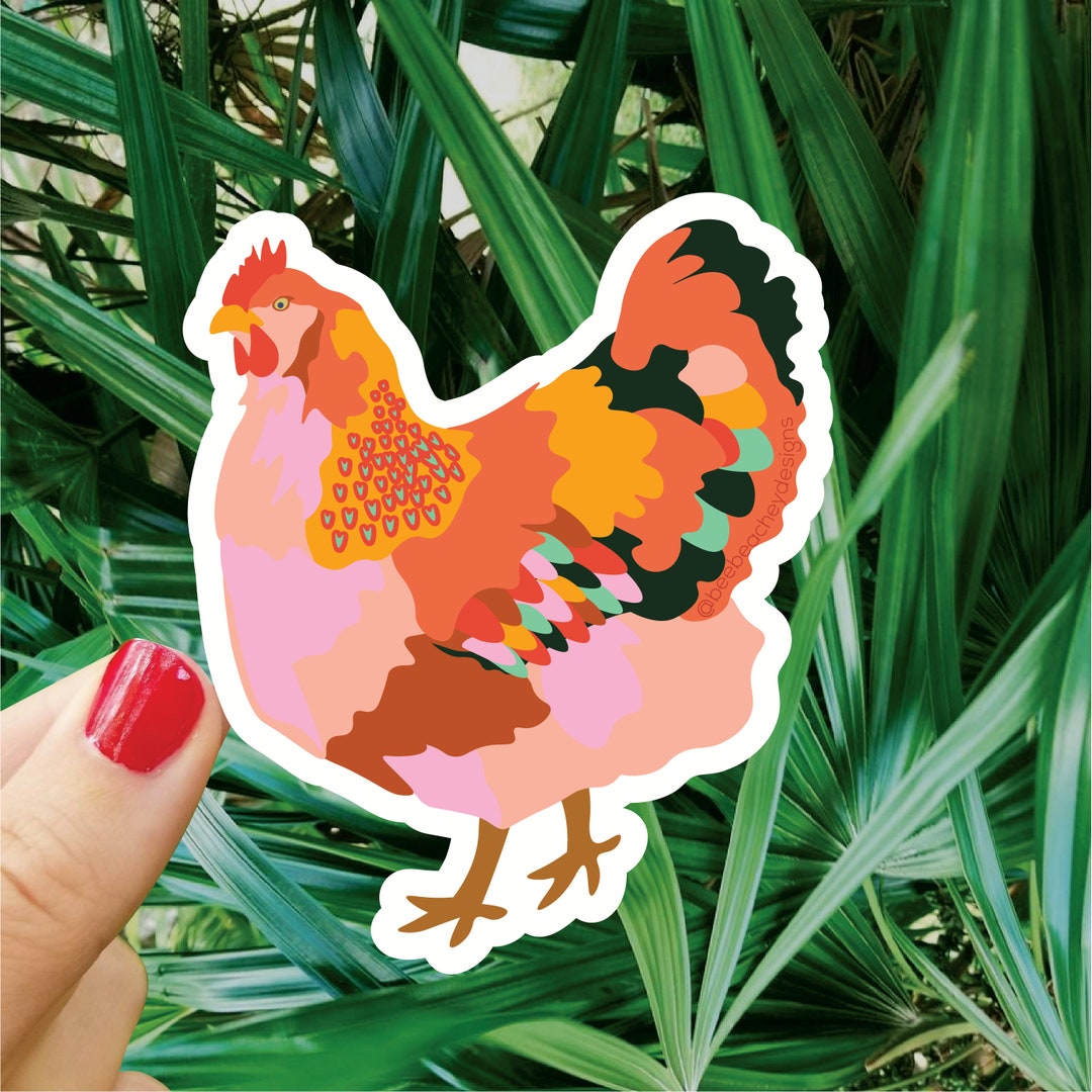 New Chicken Sticker - Etsy