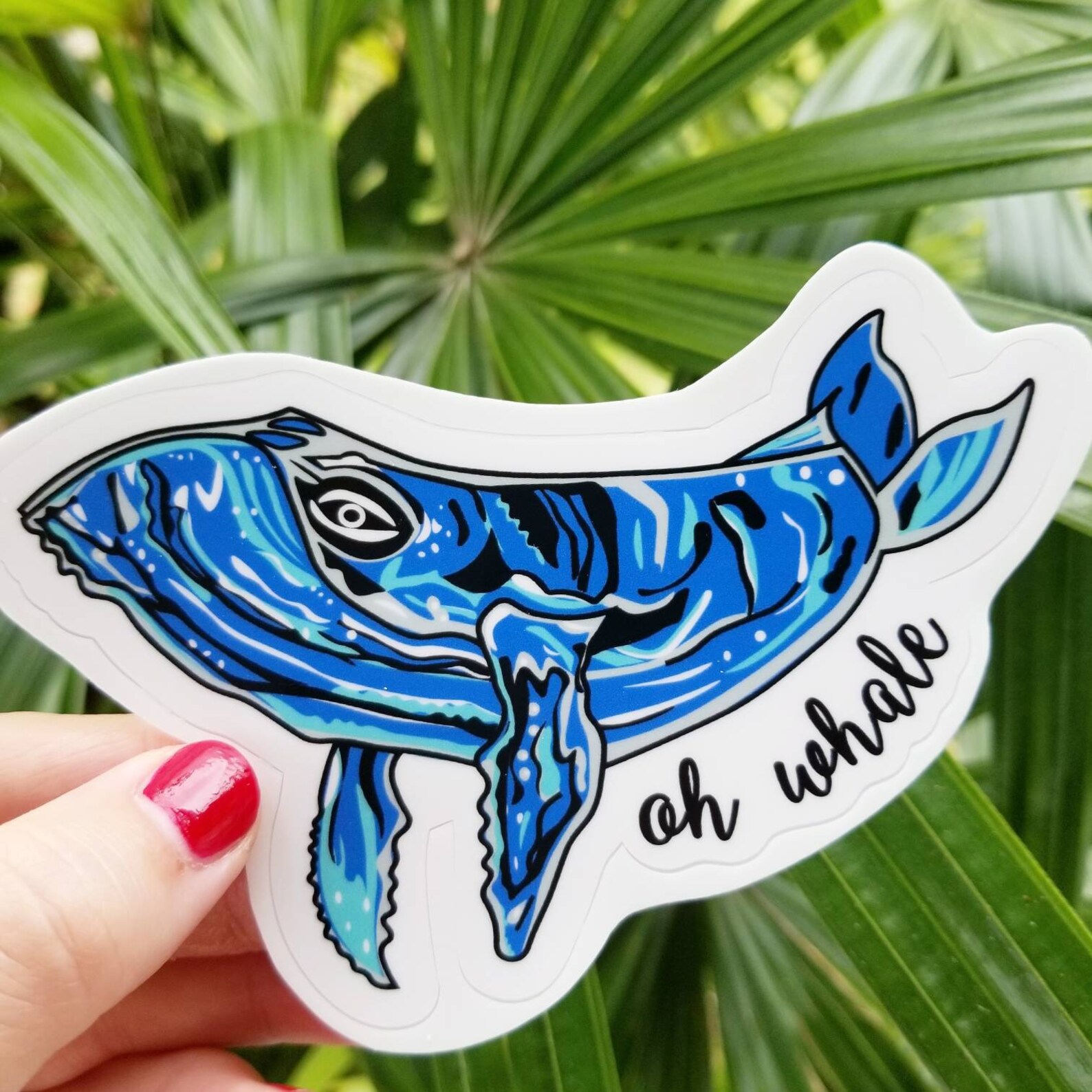 Oh Whale Whale Sticker Laptop Sticker Vinyl Sticker Baby | Etsy