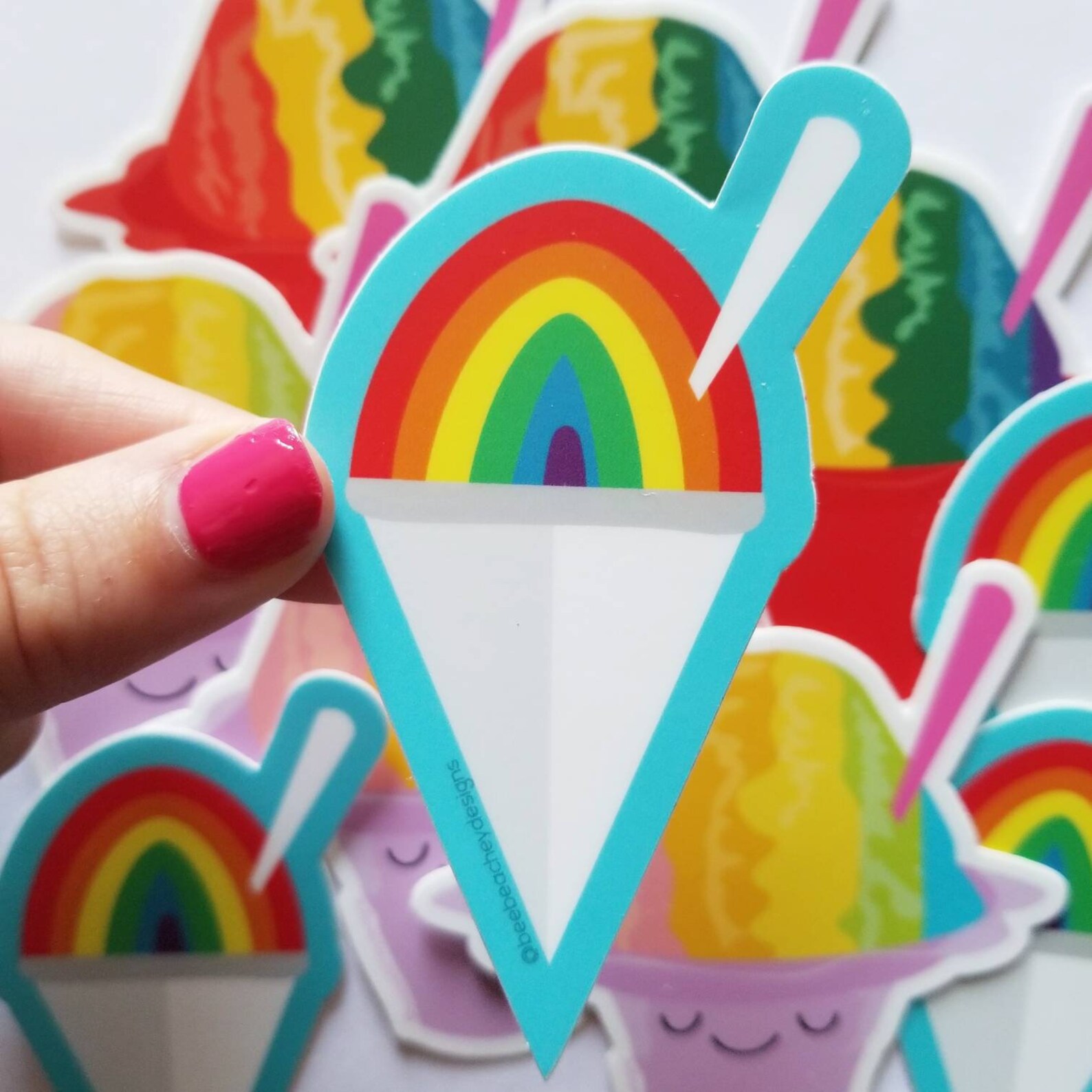 Hawaiian Shave Ice Stickers - Etsy