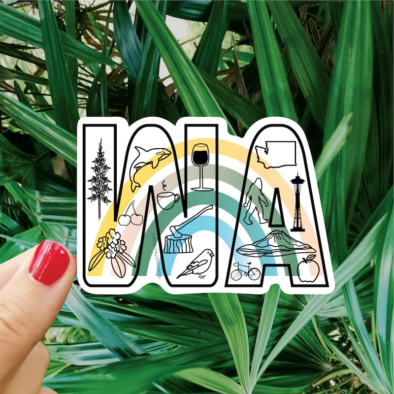 Washington Sticker - Etsy