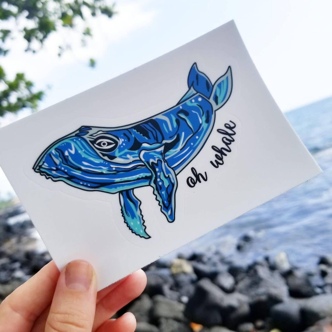 Oh Whale Whale Sticker Laptop Sticker Vinyl Sticker Baby | Etsy