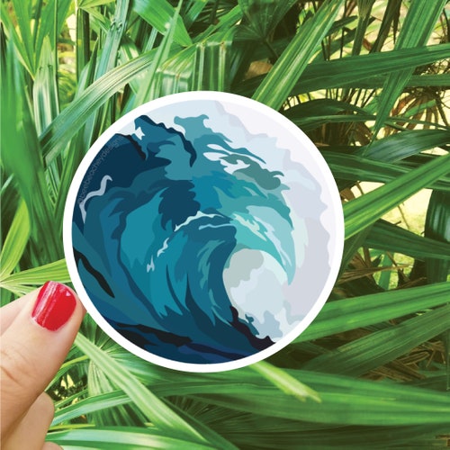 Surfboard Sticker Waterproof Vinyl Decals Trendy - Etsy