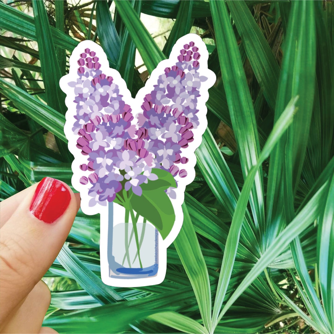 Lilac Sticker - Etsy