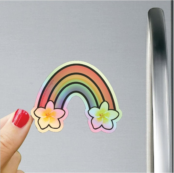 Holographic Rainbow Magnet - Etsy