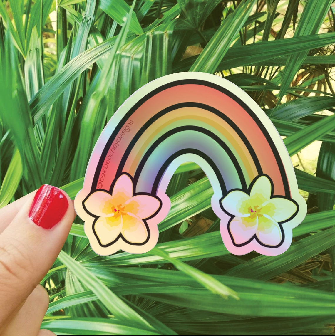 Holographic Rainbow Sticker - Etsy