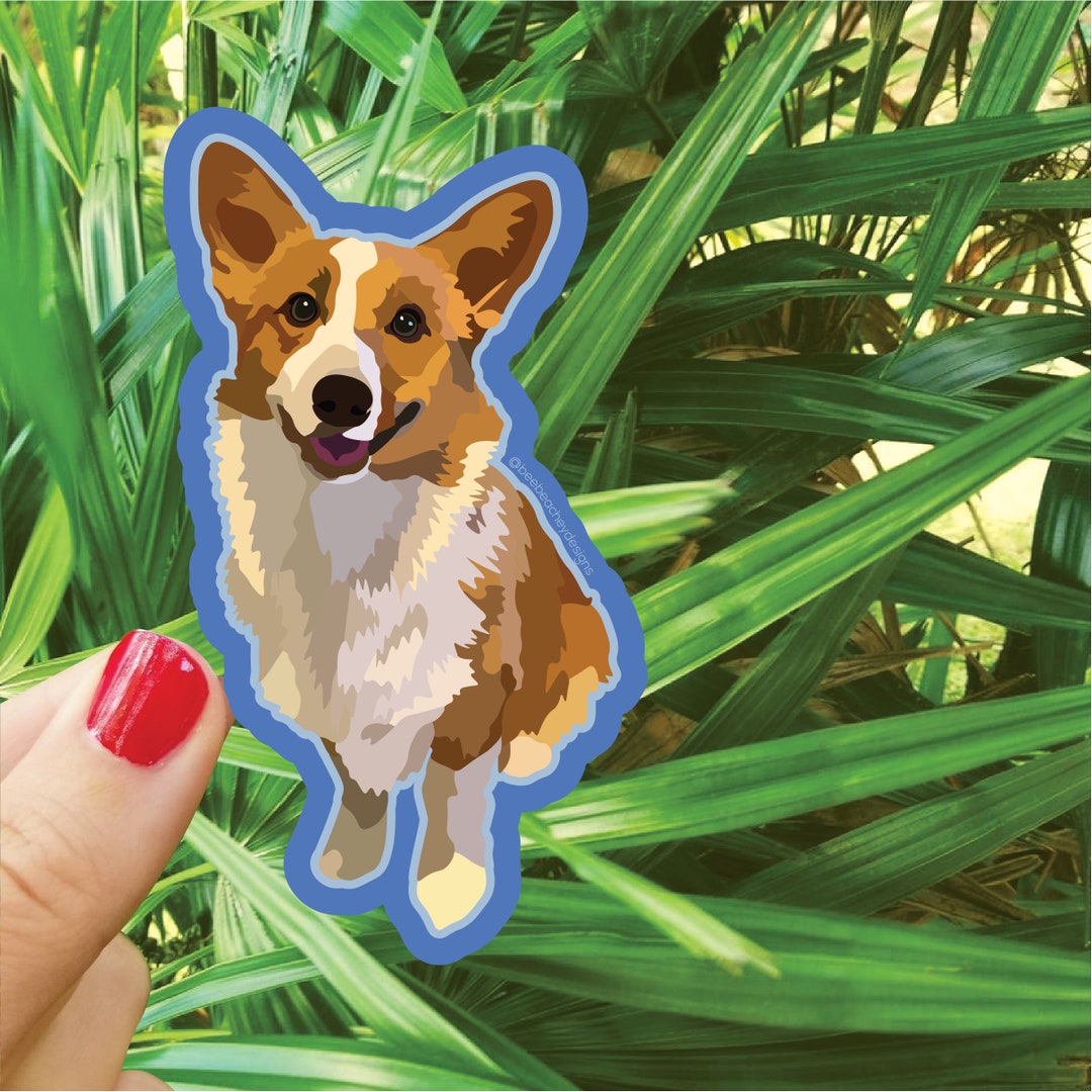Corgi Dog Sticker - Etsy