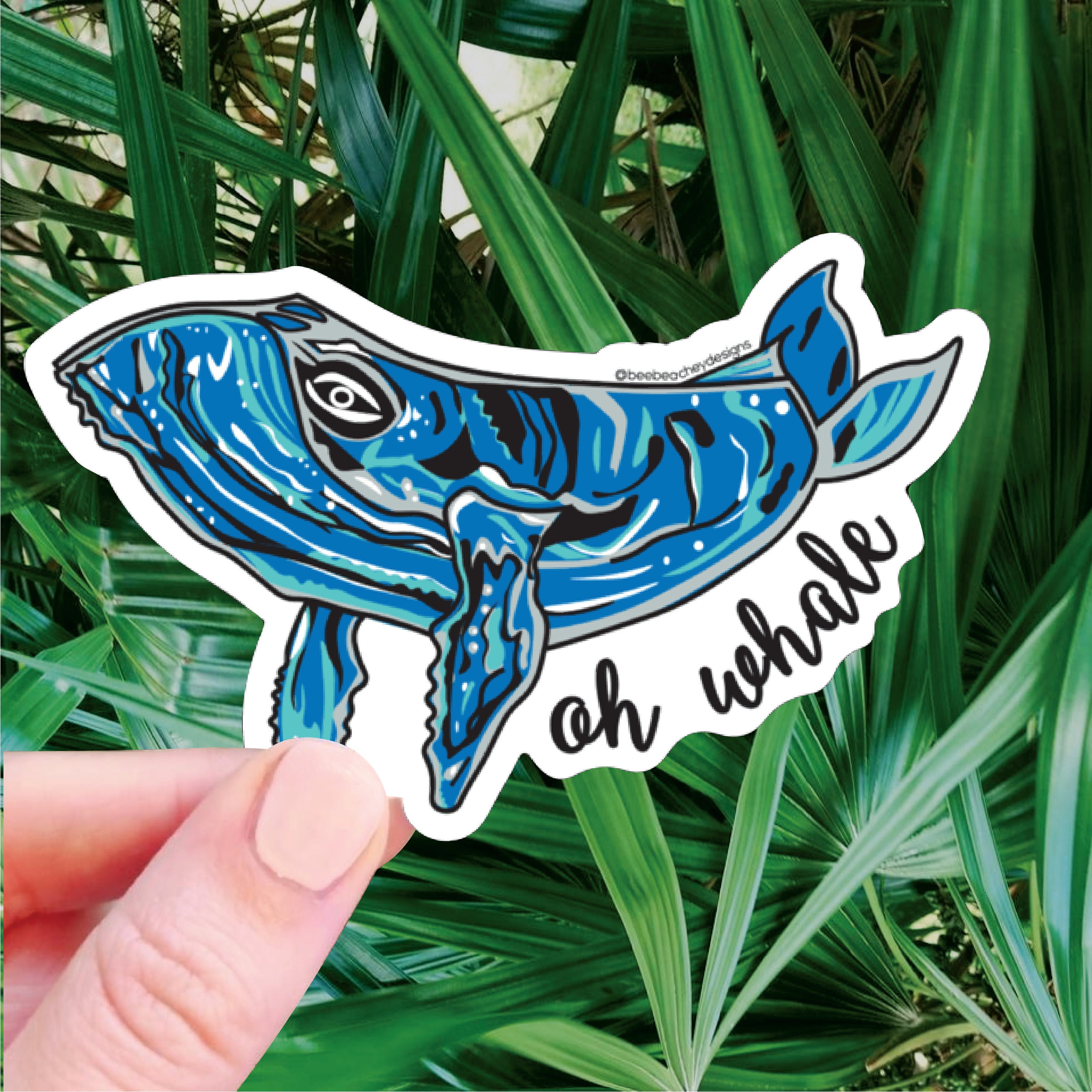 Oh Whale Whale Sticker Laptop Sticker Vinyl Sticker Baby - Etsy