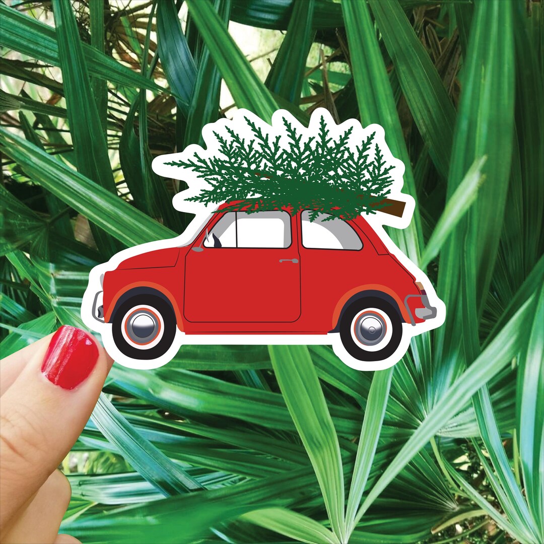 Christmas Car Sticker - Etsy