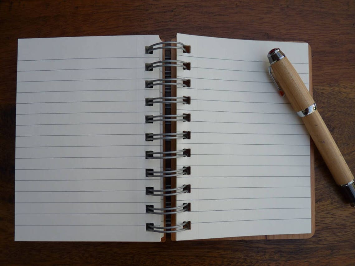 Personalised Notebook Wooden Engraved Notebook A6 Custom - Etsy UK