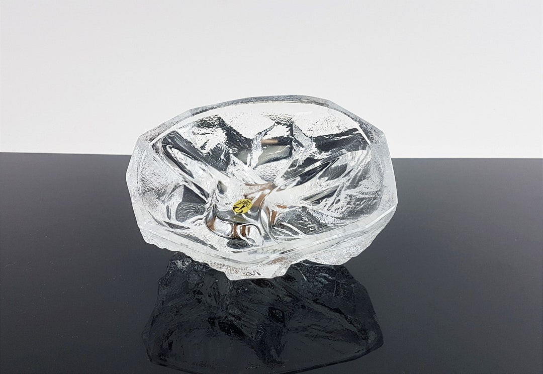 Vintage Crystal Glass Bowl by PEILL & PUTZLER Konfekt Snack - Etsy