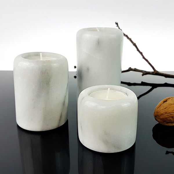 Marble Candle Holder - Etsy