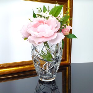 Large and Heavy Vase / Flower Vase Made of Crystal Glass Made in Poland ...