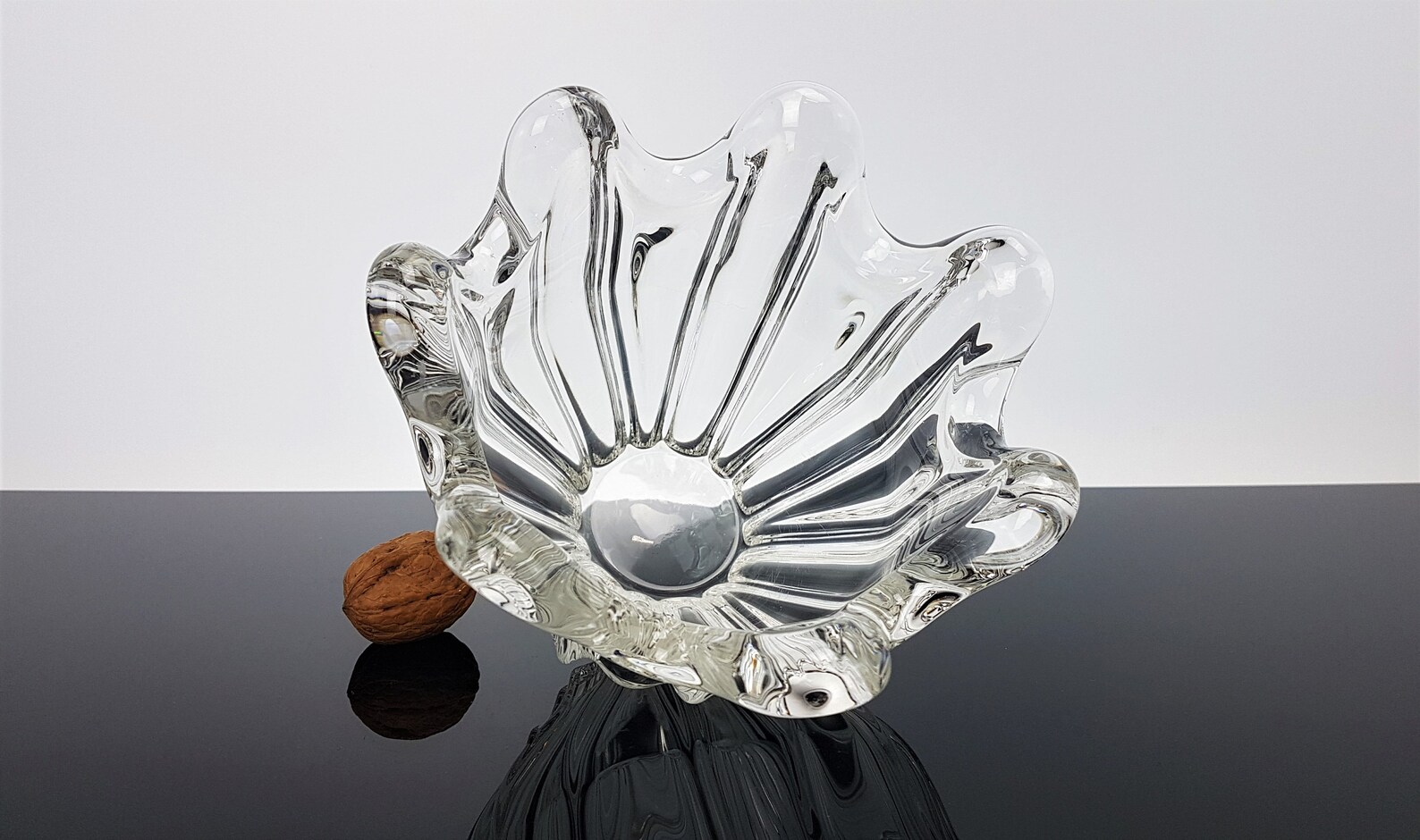Vintage Crystal Bowl Noble Fruit Bowl Confectionery Bowl Decoration ...