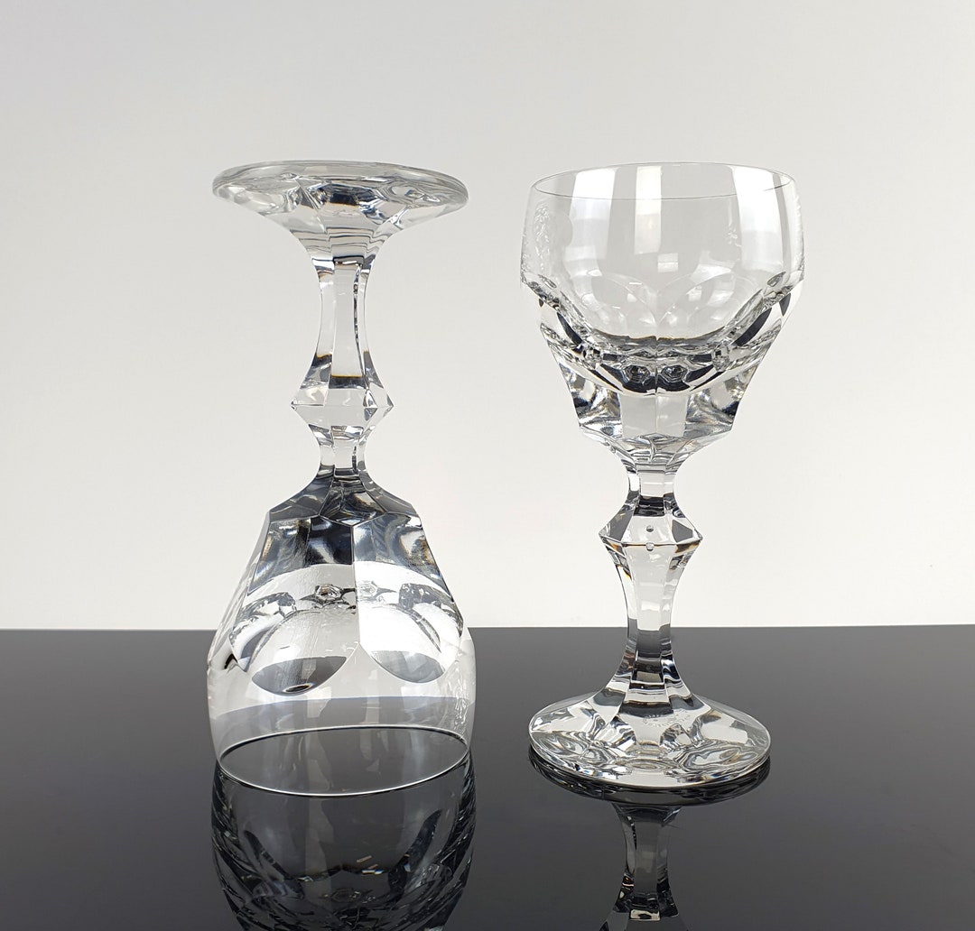 2 Noble Vintage Cognac / Brandy Glasses Made of Lead Crystal, Heavy and ...